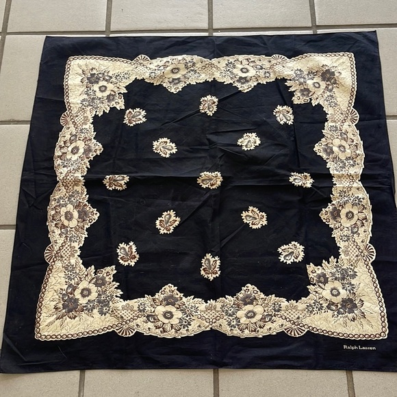 Ralph Lauren | Accessories | Vintage Rare 99s Ralph Lauren Handkerchief ...